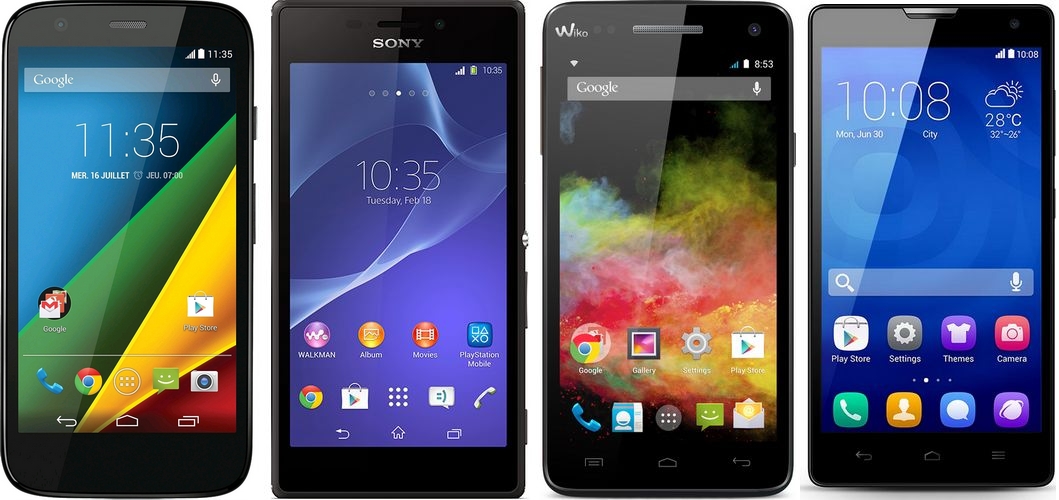 Smartphones 4G pas chers à moins de 200 euros : guide d'achat 2015