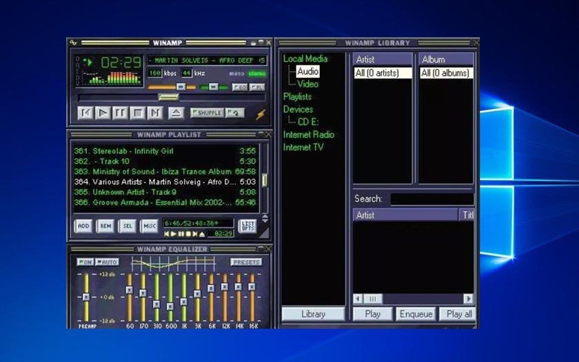 Winamp : le lecteur musical fait son grand retour en 2019