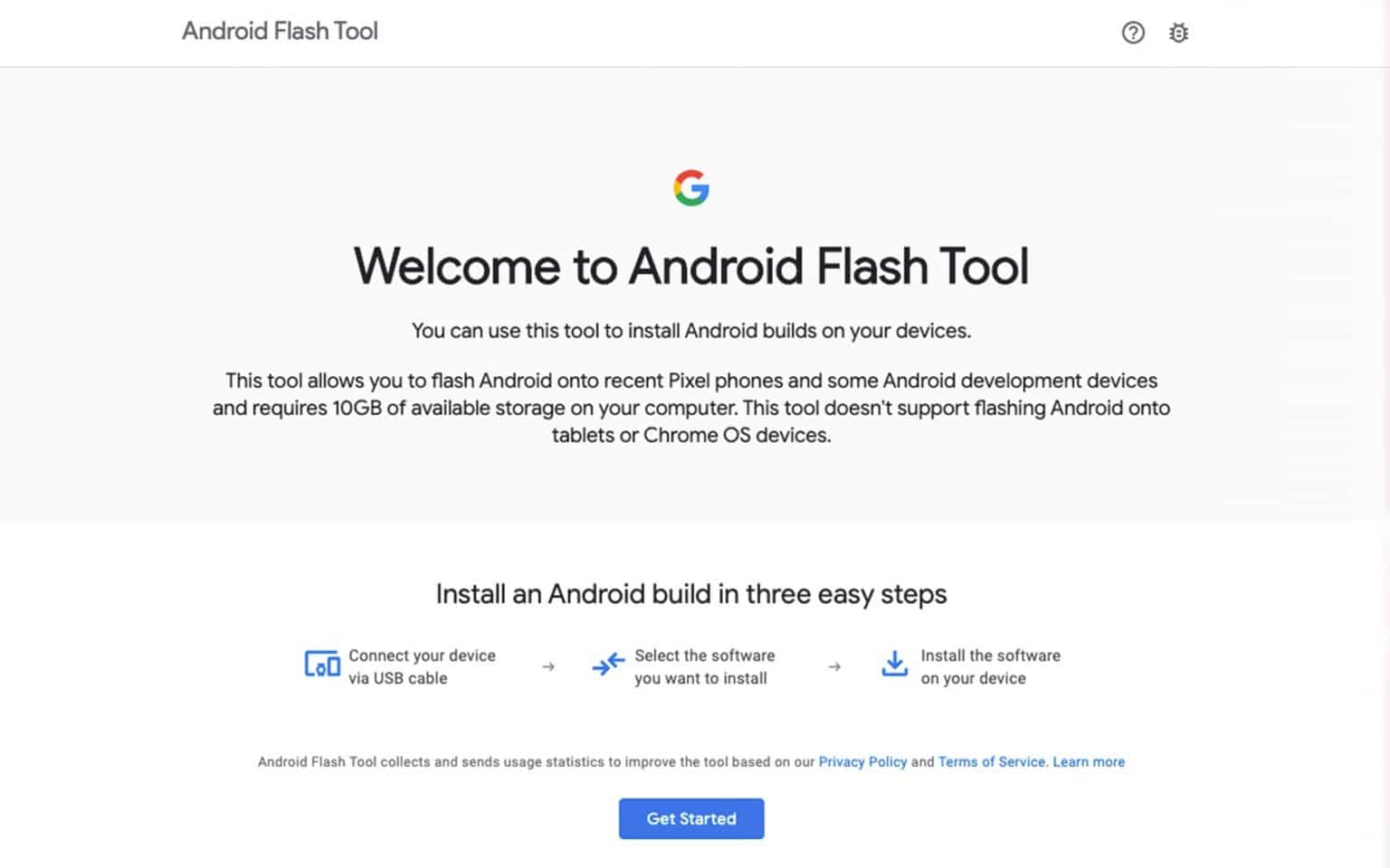 Android Flash Tool : Google lance un outil pour flasher une ROM de ...