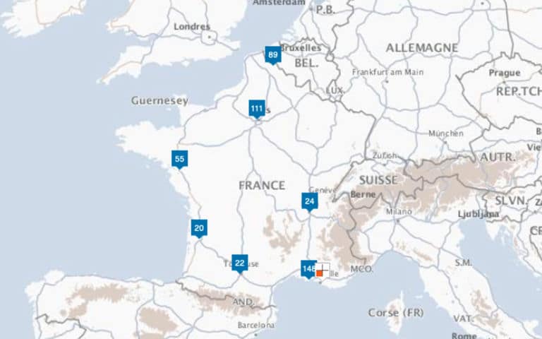5G : cette carte montre où se trouvent les antennes Orange, Free, SFR ...