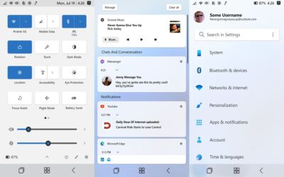 Windows 11: This is how Microsoft's operating system looks on a smartphone