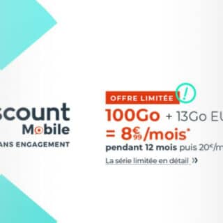 Profitez vite de ce forfait Cdiscount Mobile 100 Go à 8,99 € avant le Black Friday