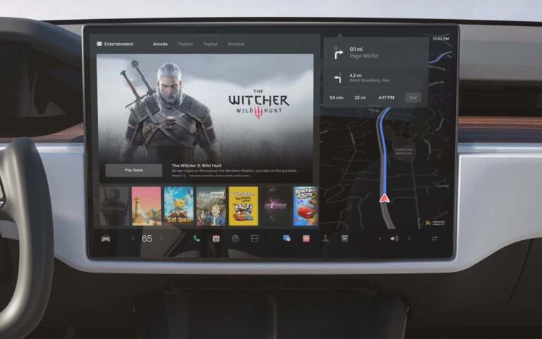 Tesla Arcade : une enquête prouve que les jeux marchent même en conduisant