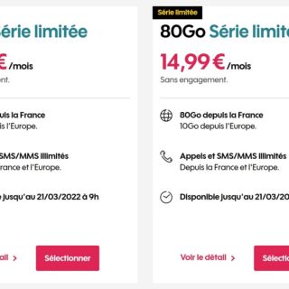Profitez d'un forfait mobile 80 Go sans engagement ni condition de durée chez Sosh