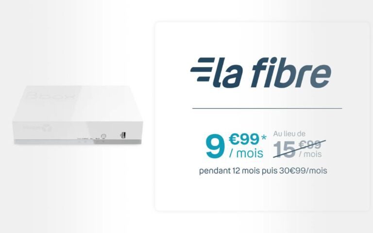 La Fibre avec la Bbox Fit à moins de 10€ en ce moment chez Bouygues Telecom