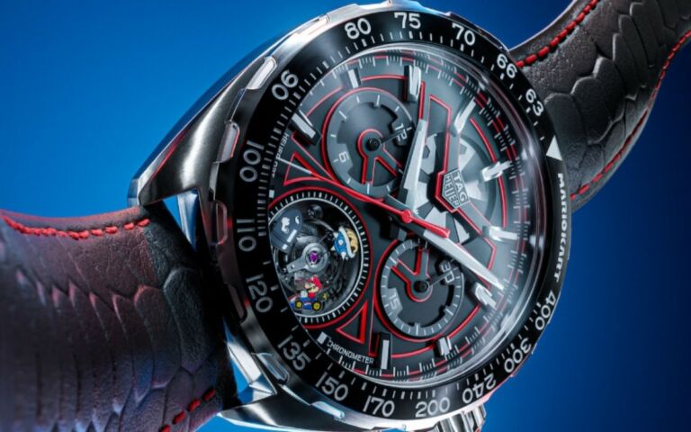 2023 - Nintendo and Tag Heuer unveil a Mario Kart watch at €26,000!