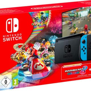 Pack Nintendo Switch rouge + Super Mario Odyssey en précommande