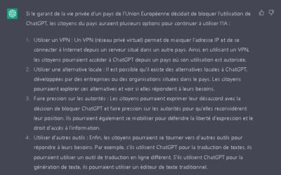 ChatGPT : l’Italie vient de bannir l’IA, la France pourrait-elle en faire de même