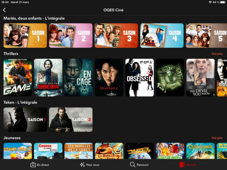 OQEE Ciné : catalogue, box Free et appareils compatibles, avis, tout savoir sur le service de ...