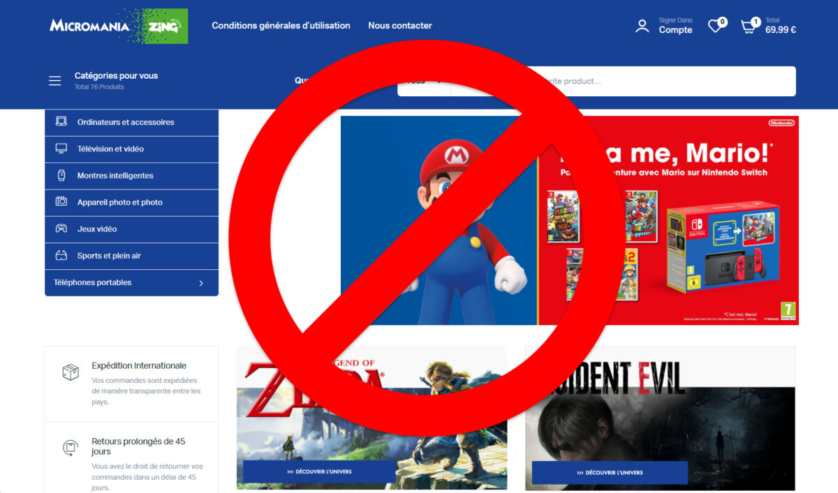 Non, Micromania ne vend pas la Nintendo Switch à bas prix, gare à cette ...