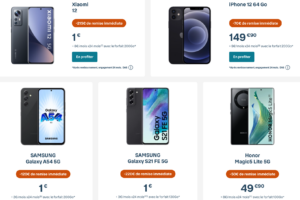 Jusqu’à 200€ de remise sur les smartphones chez Bouygues Telecom